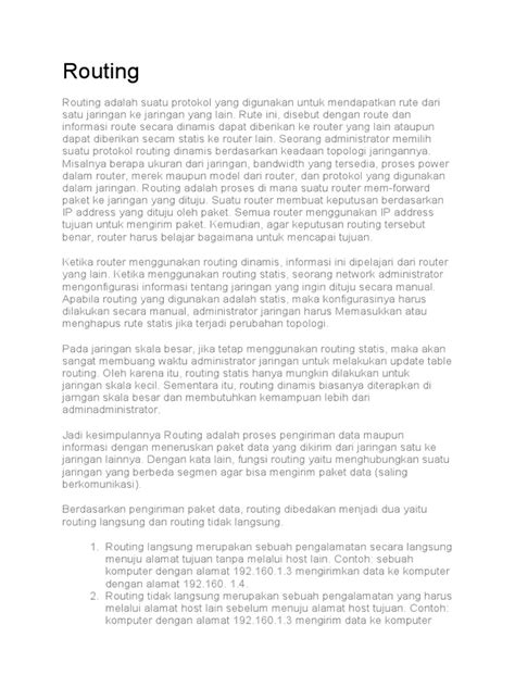 routing pdf