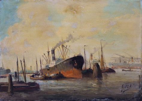 Adrianus Johannes Van Eck 1907 1974 Hustle And Bustle Catawiki