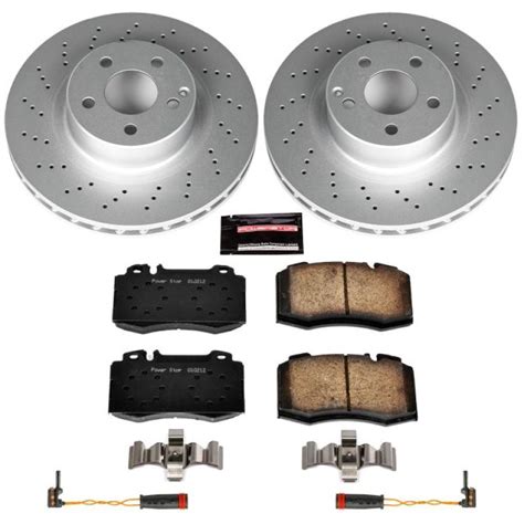 Mercedes Benz Cl500 Brake Kit Front Powerstop Geomet Coated