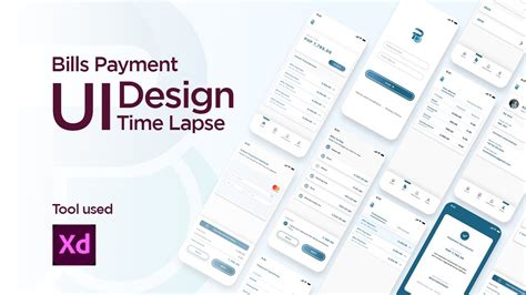 Bills Payment Ui Design Timelapse Ckatess Youtube