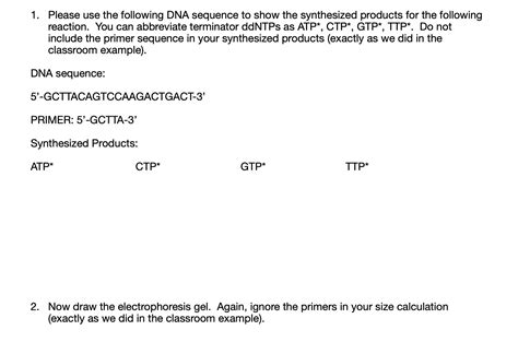 Solved Please Use The Following DNA Sequence To Show The Chegg