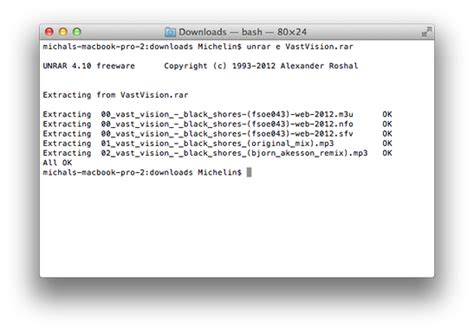 how to open rar files on mac