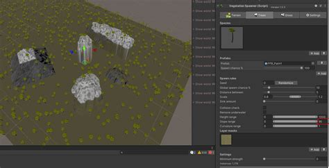 [free] vegetation spawner procedural tool for the terrain system