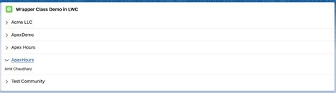 Wrapper Class In Salesforce Apex Hours