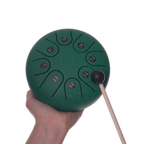 6 Inch Steel Tongue Drum 8 Tune Hand Pan Drum Tank Vicedeal