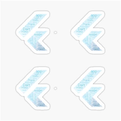 flutter sticker pack sticker by leesander redbubble