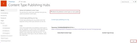How To Create And Use Content Type Hub In Sharepoint Online Spguides