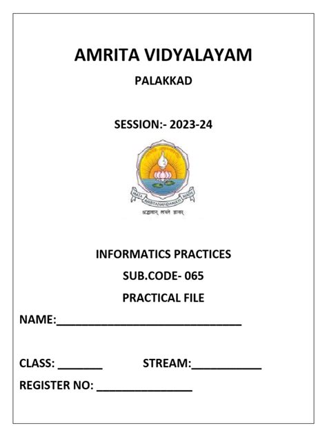 Ip Practicals Pdf Data Management Computing