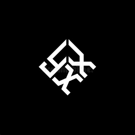 Design Do Logotipo Da Letra Yxx Em Fundo Preto Conceito De Logotipo Da Letra Das Iniciais