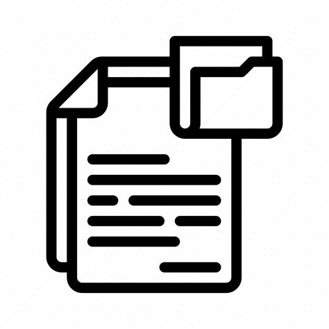 File Business Document Archive Folder Data Storage Icon