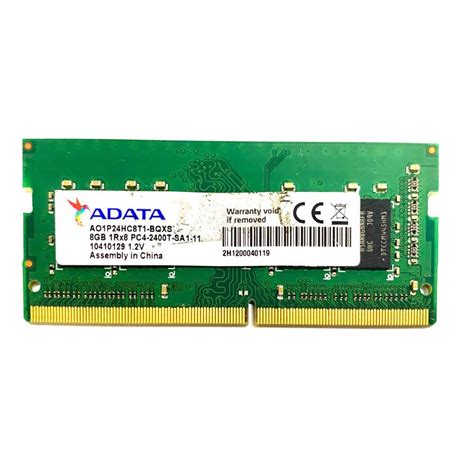 Adata 8gb 1rx8 Pc4 2400t Ddr4 2400mhz Sodimm Laptop Ram 260 Pin 1 2v Restore Hannover De