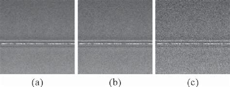 The Same Image Of The Sample Is Polluted By Gaussian Noise With
