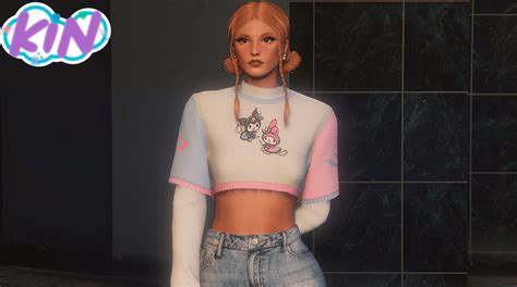 Cute Halloween Top For Mp Female Fivem Gta5