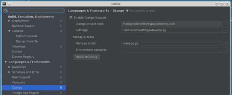 Proyecto Django en producción settings Blog nekmo com