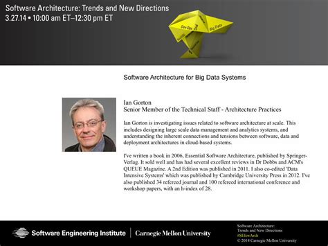 Pdf Software Architecture For Big Data Systems€¦ · Includes Designing