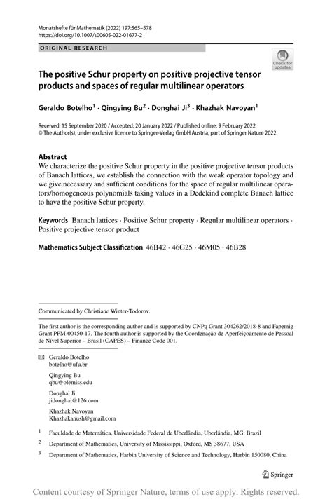 The Positive Schur Property On Positive Projective Tensor Products And Spaces Of Regular