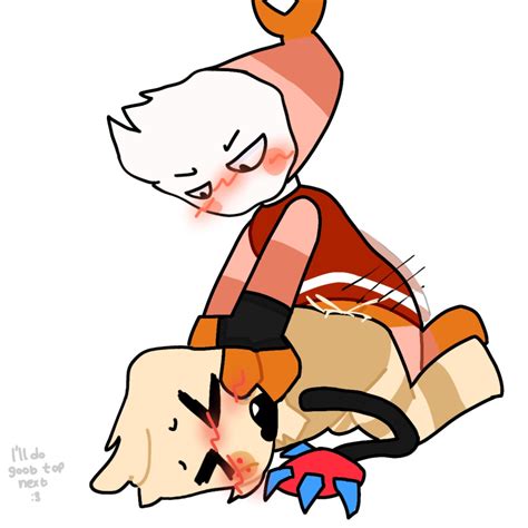 rule 34 ass up cum dandy s world goob dandy s world holding head