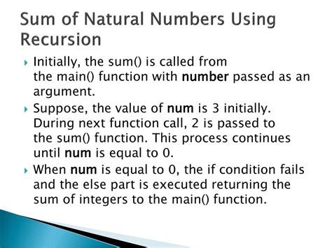 recursive functions ppt download