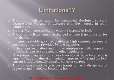 Emitter Follower Regulator Ppt