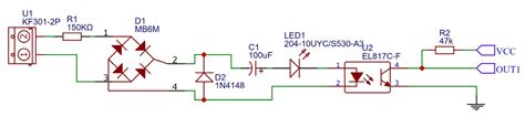 Ac Detectie Module 1 Kanaal Met Optocoupler Domoticx