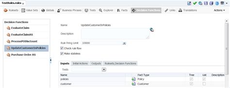 Using Oracle SOA Composer With Oracle Business Rules At Runtime