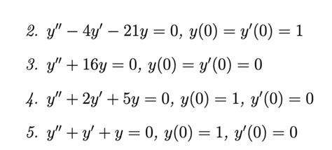 Solved Homework Find The Solution Of The Following Chegg