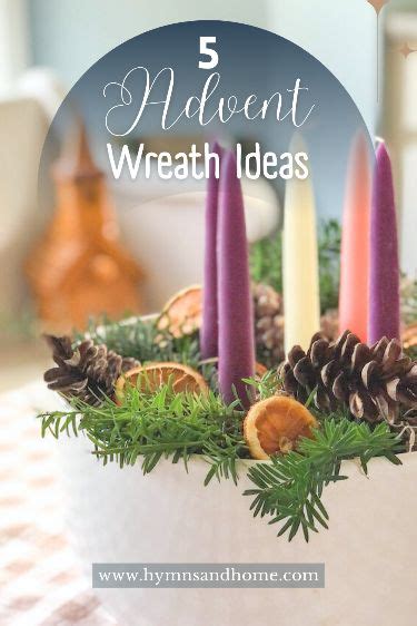5 Simple Advent Wreath Ideas How To Make An Easy Advent Wreath Advent Wreath Cottage