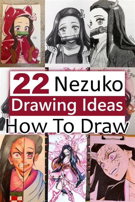 22 Nezuko Drawing Ideas How To Draw Nezuko DIYsCraftsy