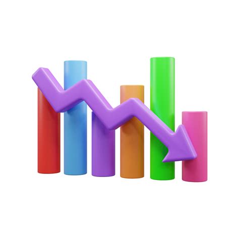 Business Growth Up Graph 3d Illustration Icon Or Business Success Graph