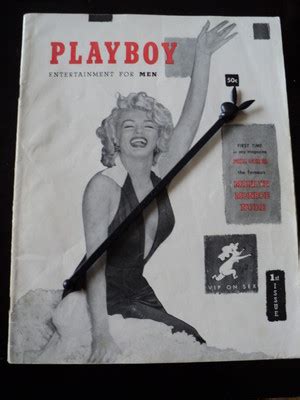 Original Marilyn Monroe 1953 Playboy Pin Up Photo Calendar Press 1st