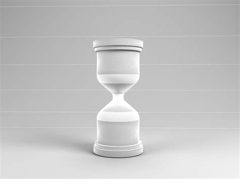 Sand Timer Glass Bottle Hour Glass 3d Model Turbosquid 2424227