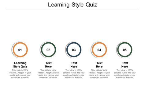 Learning Style Quiz Ppt Powerpoint Presentation Summary Styles Cpb Presentation Graphics