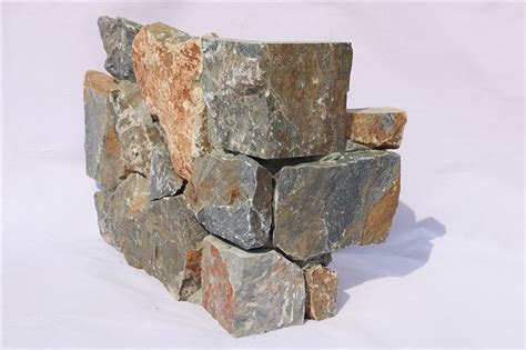 China Interlocking Stone Cladding Panel Blue Rusty Limestone JRDC Manufacturers Factory