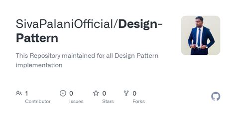 Github Sivapalaniofficialdesign Pattern This Repository Maintained