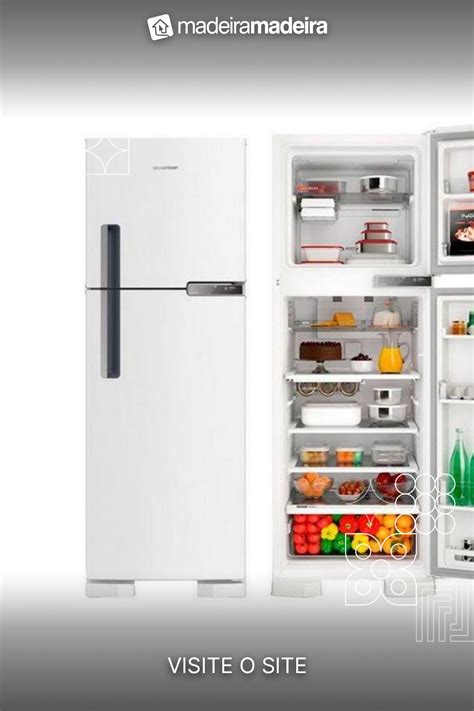 Geladeira Brastemp 375 L 2 Portas Frost Free Branco 127v MadeiraMadeira French Door