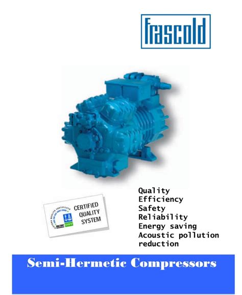 Frascold Semi Hermetic Scroll Screw Cxw Cxh Compressor Parts And