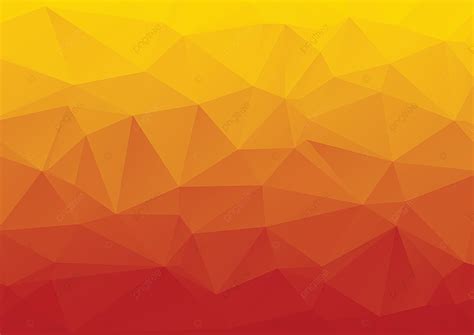 Orange Abstract Geometric Rumpled Triangular Low Poly Style Vector Illustration Graphic