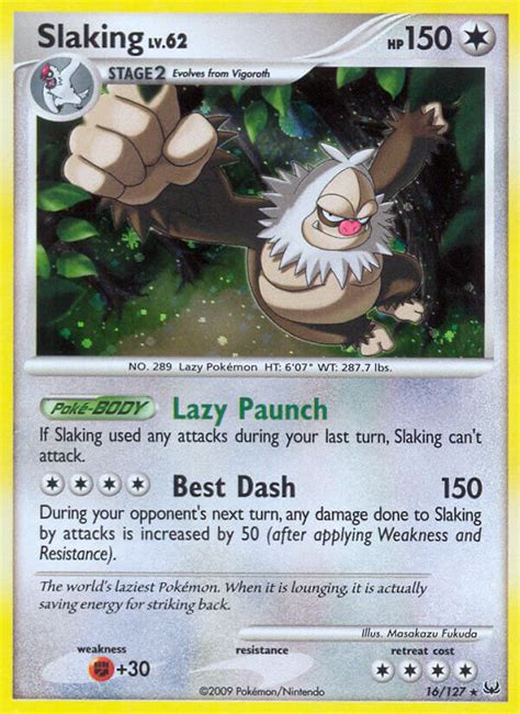 Slaking · Platinum Pl 16 ‹ Pkmncards