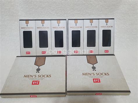 Byc 남자양말 선물세트 3개 2세트 일괄 기타잡화 관련용품 중고나라