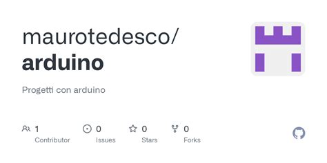 Github Maurotedesco Arduino Progetti Con Arduino