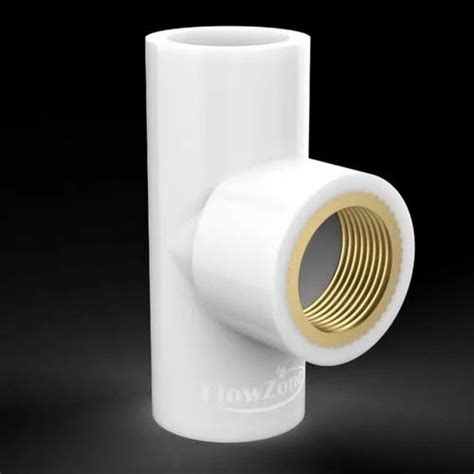 Female 12 Inch Upvc Brass Tee At Rs 20piece In Jaipur Id 2852121944288