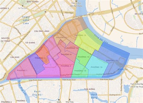 Ho Chi Minh City District Map 20 Places To Explore