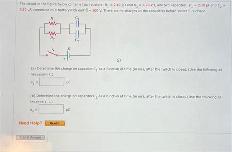 Solved The circuit in the figure below contains two | Chegg.com
