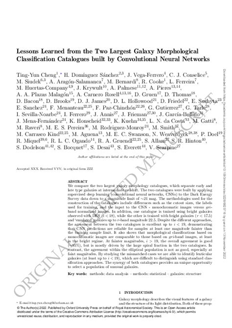 Pdf Lessons Learned From The Two Largest Galaxy Morphological Classification Catalogues Built
