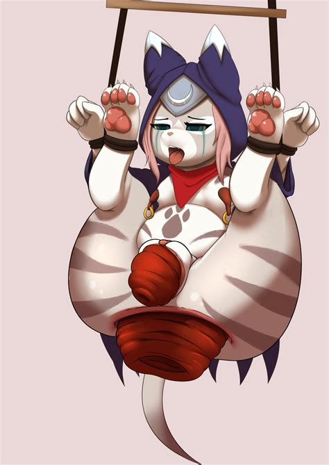 Rule 34 Absurd Res Anal Prolapse Anus Bodily Fluids Broken Pelvis Capcom Felid Feline Felyne