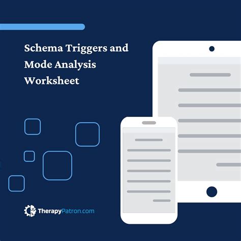 Schema Triggers And Mode Analysis Worksheet Editable Fillable Printable PDF TherapyPatron Com