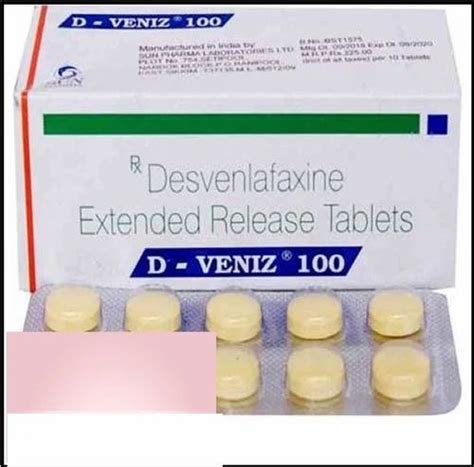 Desvenlafaxine Extended Release Tablets Strength 100 Mg At ₹ 245