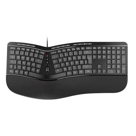 Aitmon Contoured Ergonomic Split Key Usb Keyboard Aitmon