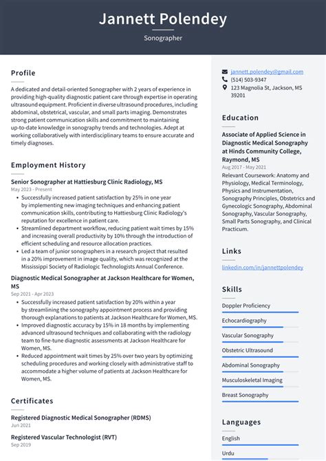 Top 12 Sonographer Skills To Put On Your Resume Resumecat