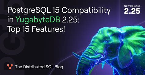Yugabytedb Postgresql Pg15 Distributedsql Cloudnative Newrelease Yugabyte